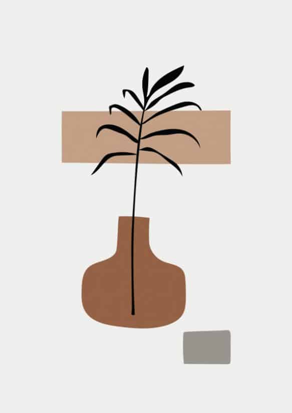 Botanical Line Art 1 Art Print - Studio&Me