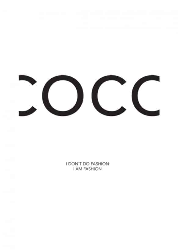 Coco Fashion Art Print - Studio&Me